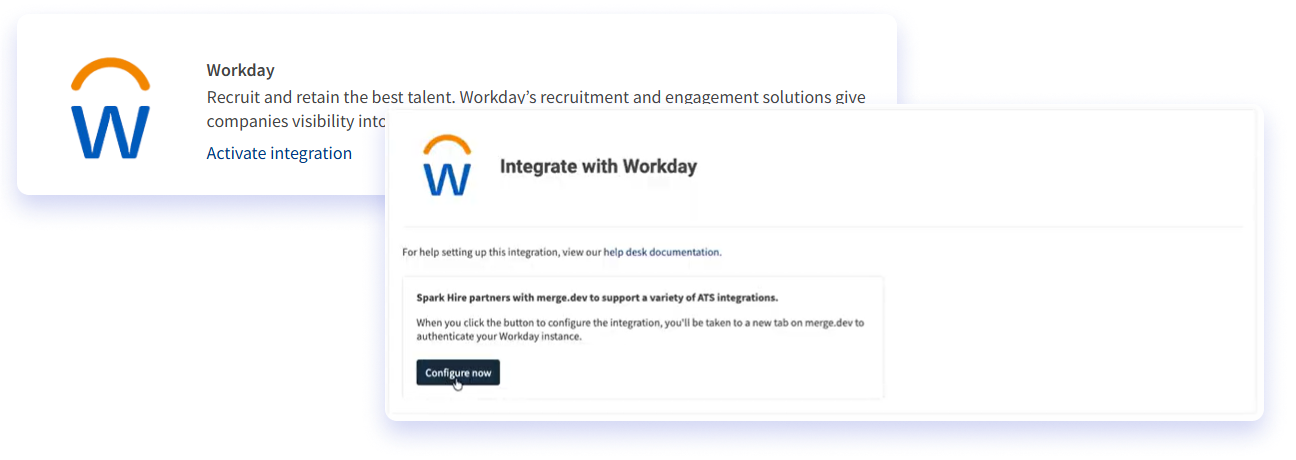 Integration with Workday – Spark Hire