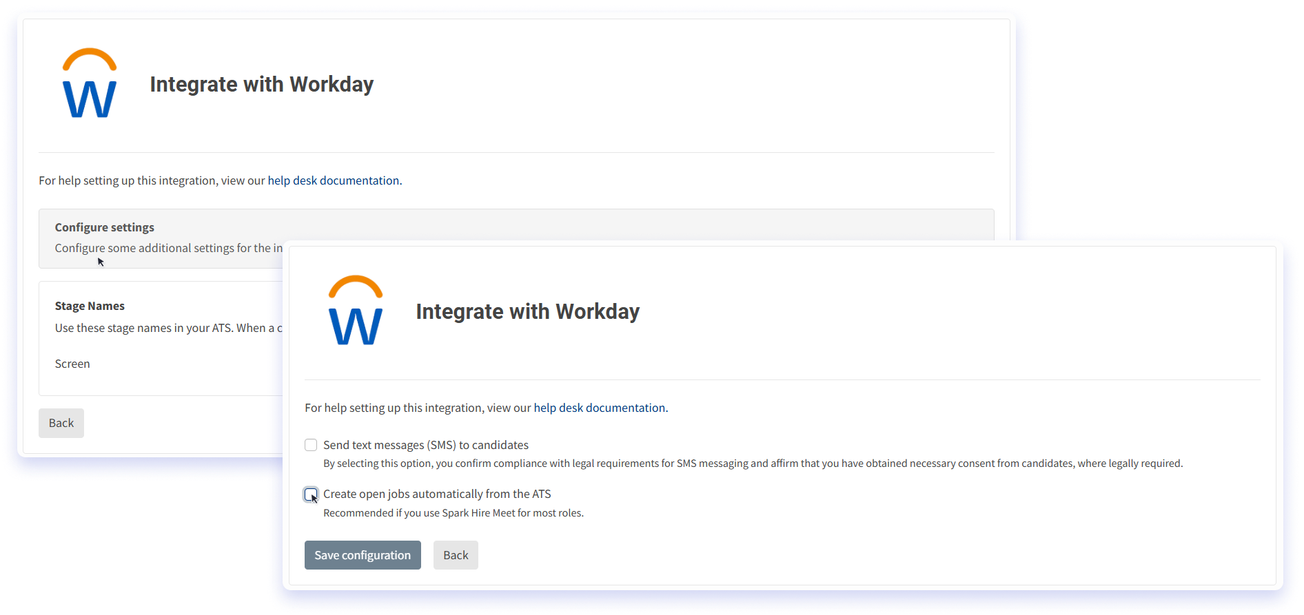 Integration with Workday – Spark Hire